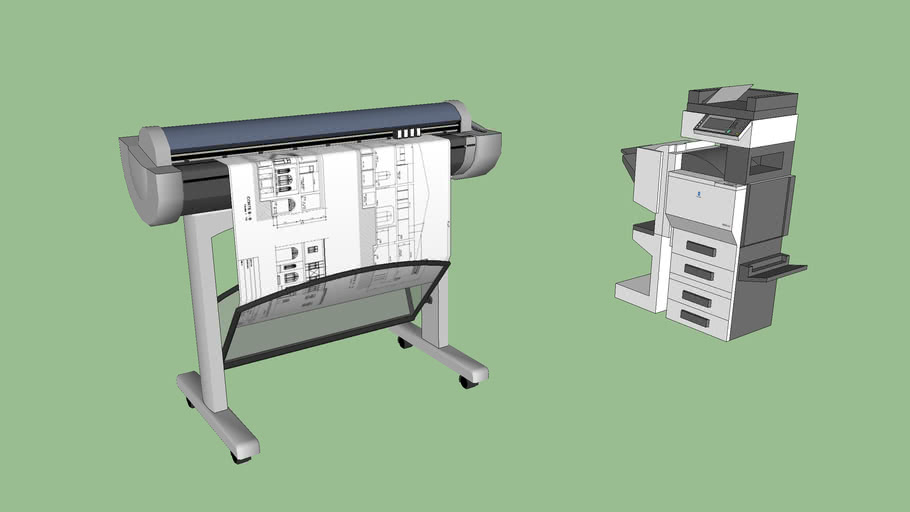 Impresor industrial y de Planos | 3D Warehouse