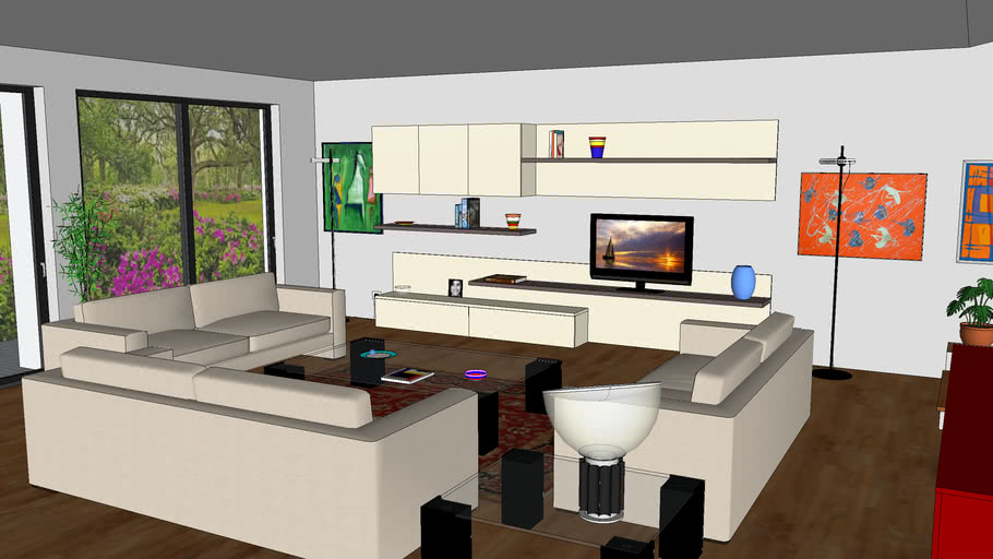 Living room - salotto | 3D Warehouse