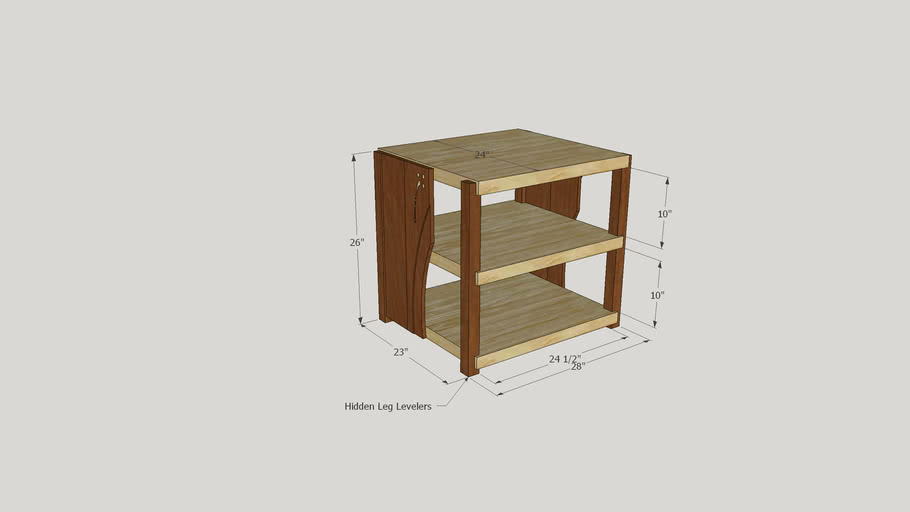 Laguna Stereo Rack Sketchup Model | 3D Warehouse