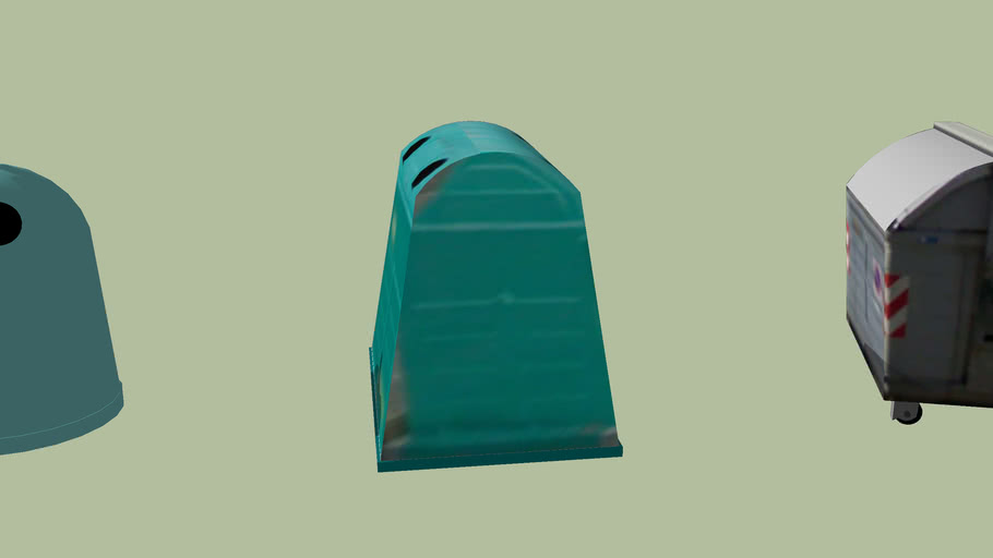 Waste containers | 3D Warehouse