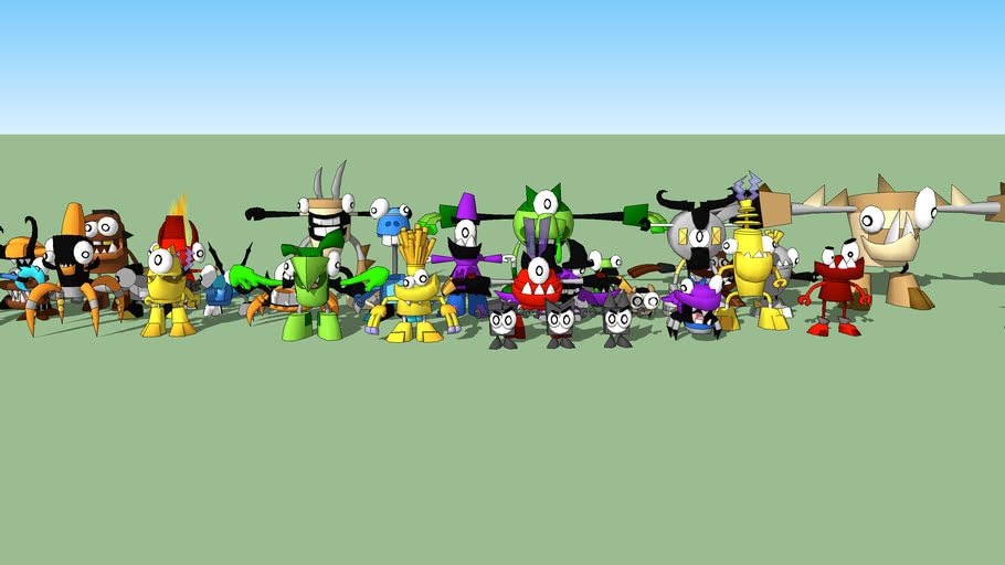 Mixels with pop | 3D Warehouse
