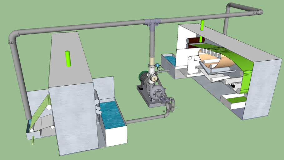 Algae harvesting machine | 3D Warehouse
