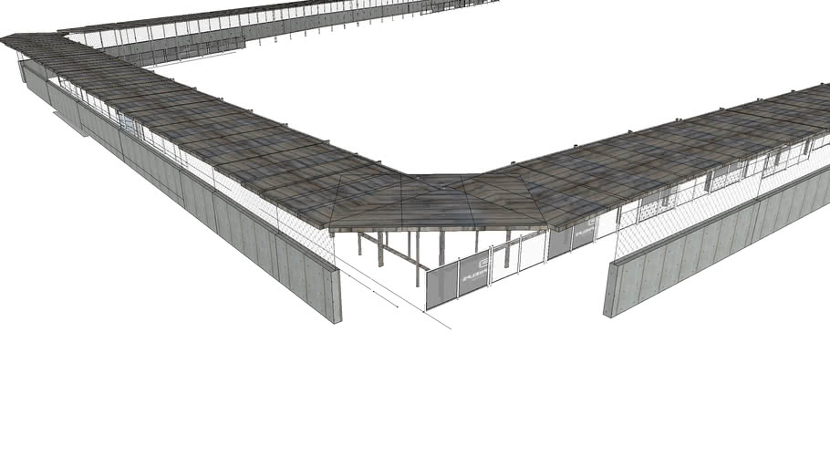 Overhead Construction Site Protection | 3D Warehouse
