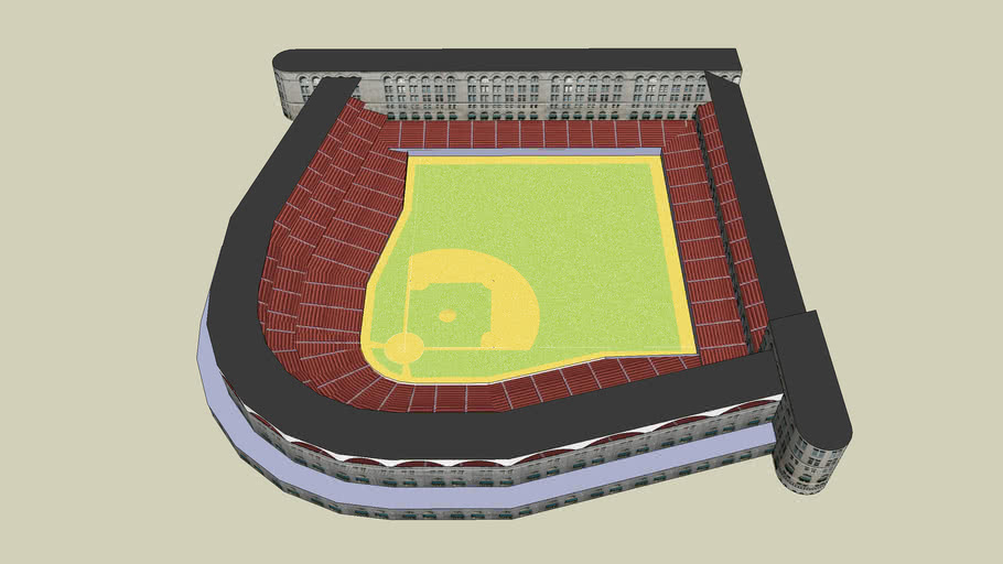 Old Fashioned Baseball Stadium (Concept Ballpark) | 3D Warehouse