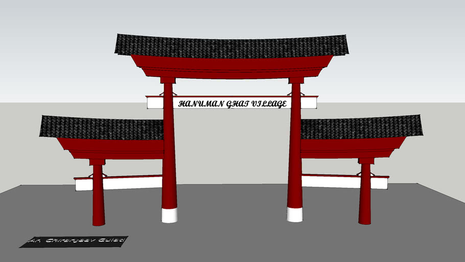 Buddhist Entry Gate | 3D Warehouse
