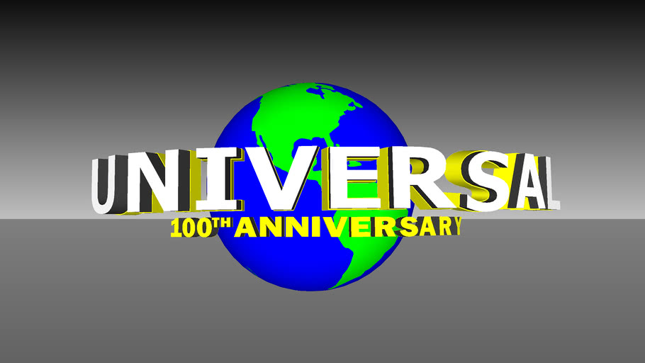 Universal 100th Anniversary logo | 3D Warehouse