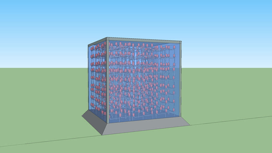16 x 16 x 16 LED Cube | 3D Warehouse
