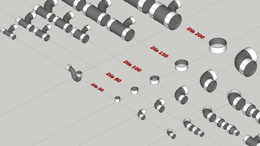 Cast iron Fitting | 3D Warehouse