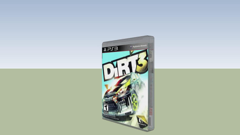 PS3 Game Case DIRT 3 | 3D Warehouse