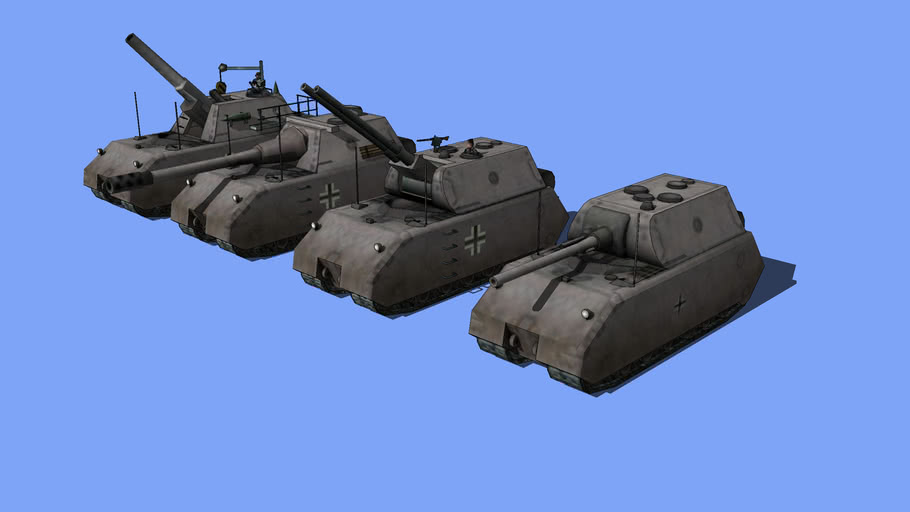 PZKW VIII Maus Panzer Serie (low poly) | 3D Warehouse