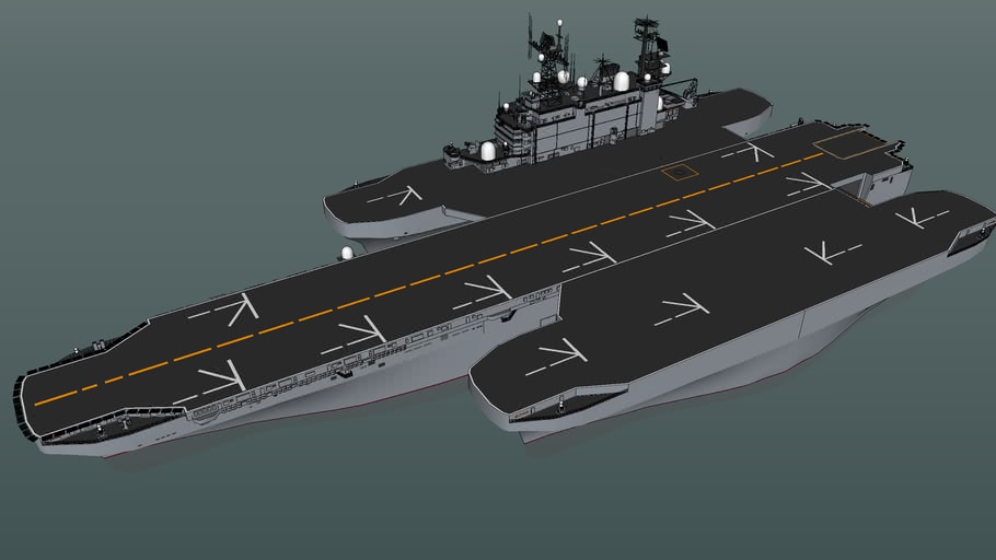 Amphibious Assault Aircraft Carrier | 3D Warehouse