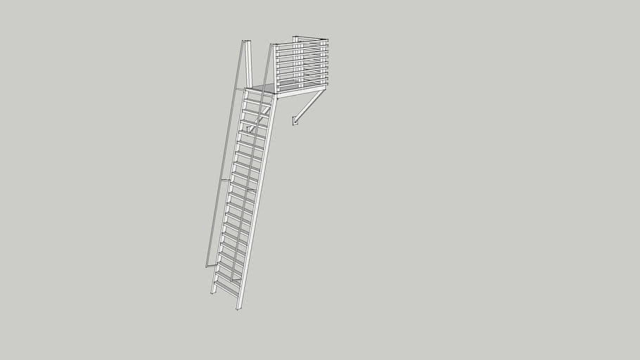 Metal Roof Ladder | 3D Warehouse