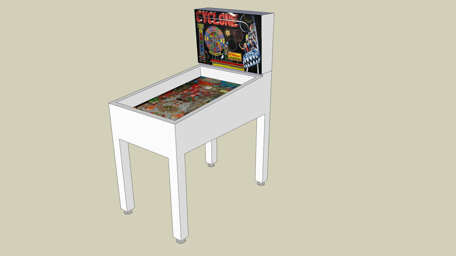 Cyclone Pinball Machine | 3D Warehouse
