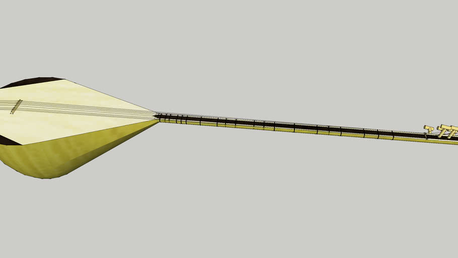 Bağlama Saz Turkish Guitar {Çalgı Atölyesi} | 3D Warehouse