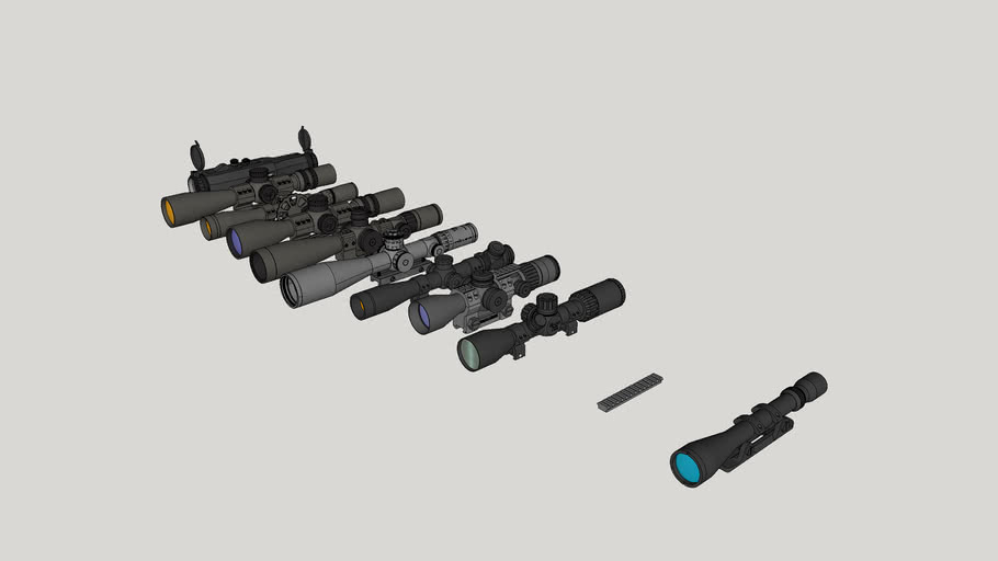 Large Rifle Scopes | 3D Warehouse