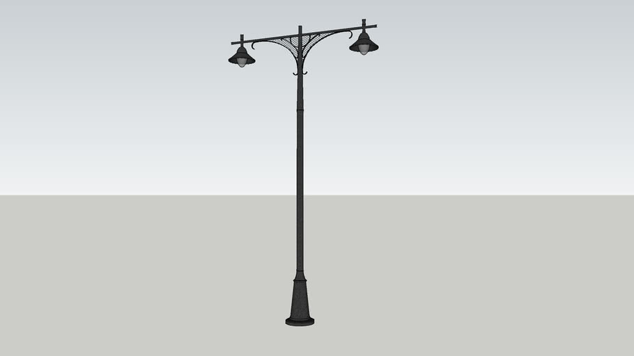 light post train station | 3D Warehouse