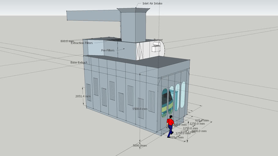 Spray Booth | 3D Warehouse