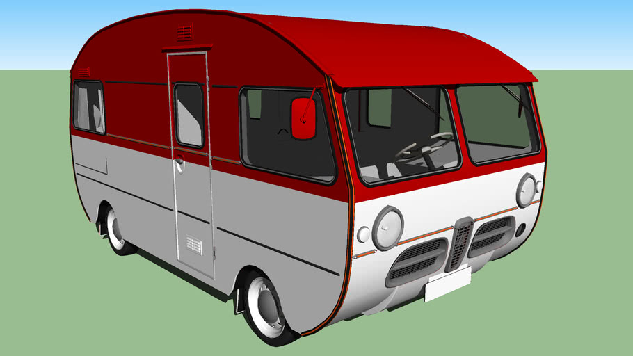 saab 92H camper | 3D Warehouse