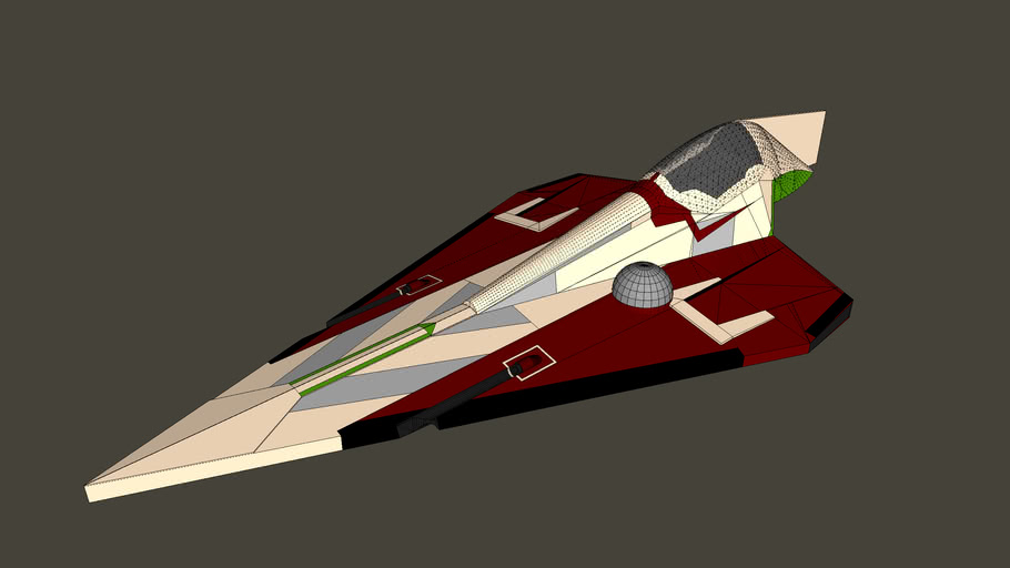 Delta-7 Aethersprite-class light interceptor | 3D Warehouse