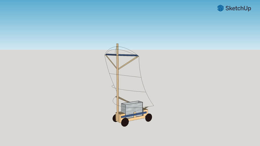 Wind power car | 3D Warehouse