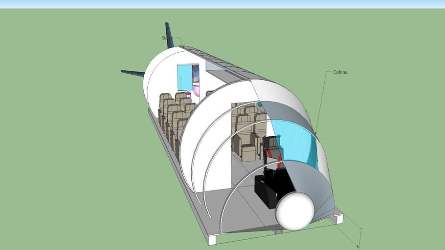 Modelo Simulador Avion ATS | 3D Warehouse