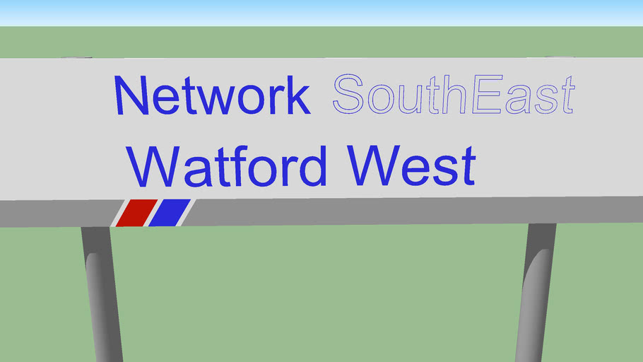 Network Southeast Station Sign | 3D Warehouse