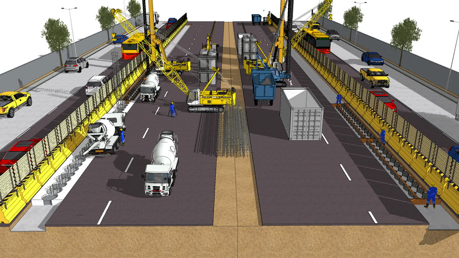 Secan Pile | 3D Warehouse