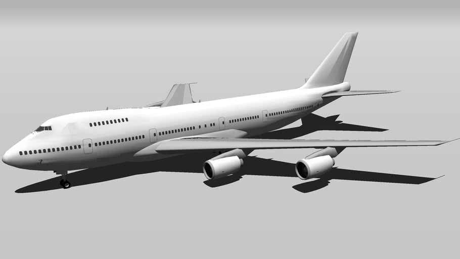Template - Boeing 747-200B RR | 3D Warehouse