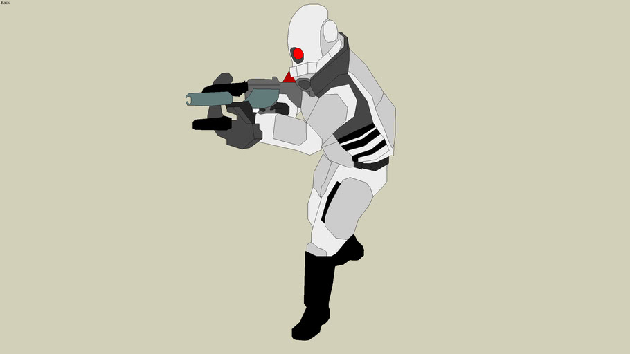 2d HL2 Combine Elite | 3D Warehouse