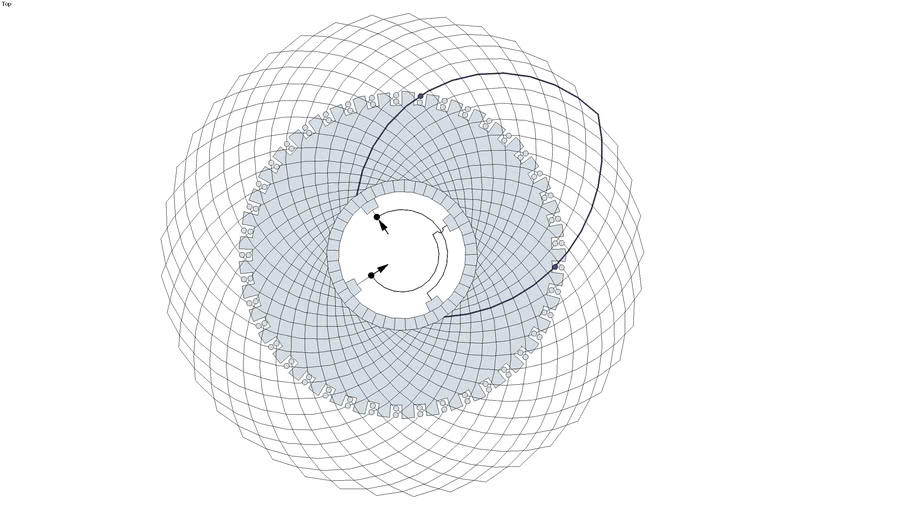 Simplex-wave winding diagram | 3D Warehouse