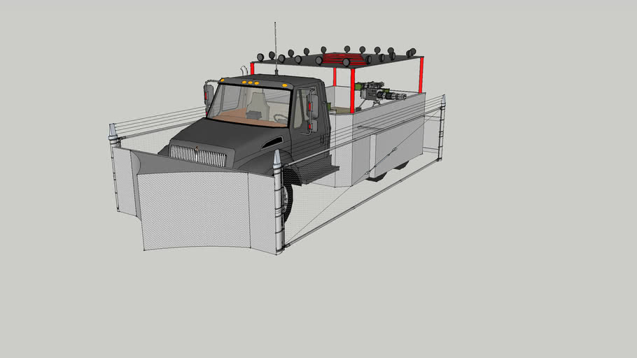 Anti zombie truck contest | 3D Warehouse