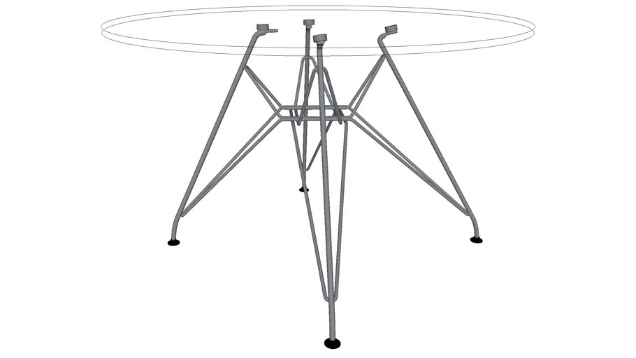 Eames Table E（伊姆斯桌E） | 3D Warehouse