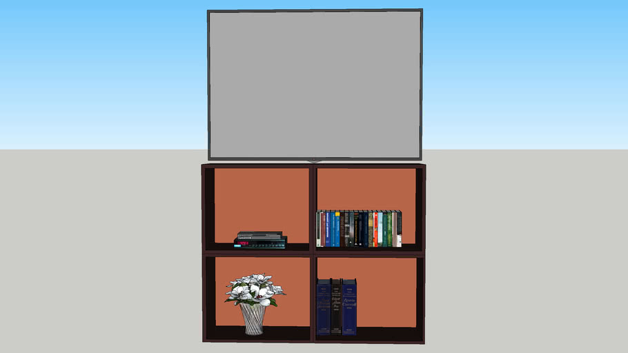 Estante para TV 42 polegadas | 3D Warehouse