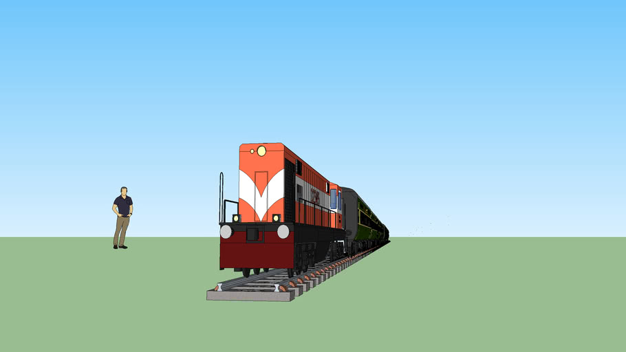 Indian railway motion | 3D Warehouse