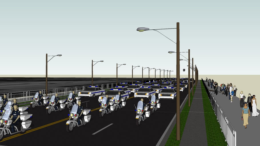 Presidents Motorcade | 3D Warehouse