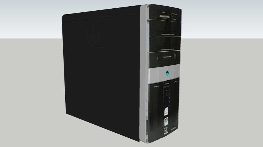 2007 HP m9047c desktop PC Upgraded WIP | 3D Warehouse