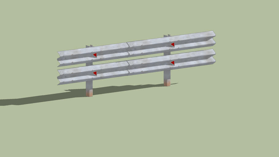 Double guardrail | 3D Warehouse