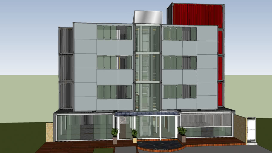 Container Offices | 3D Warehouse