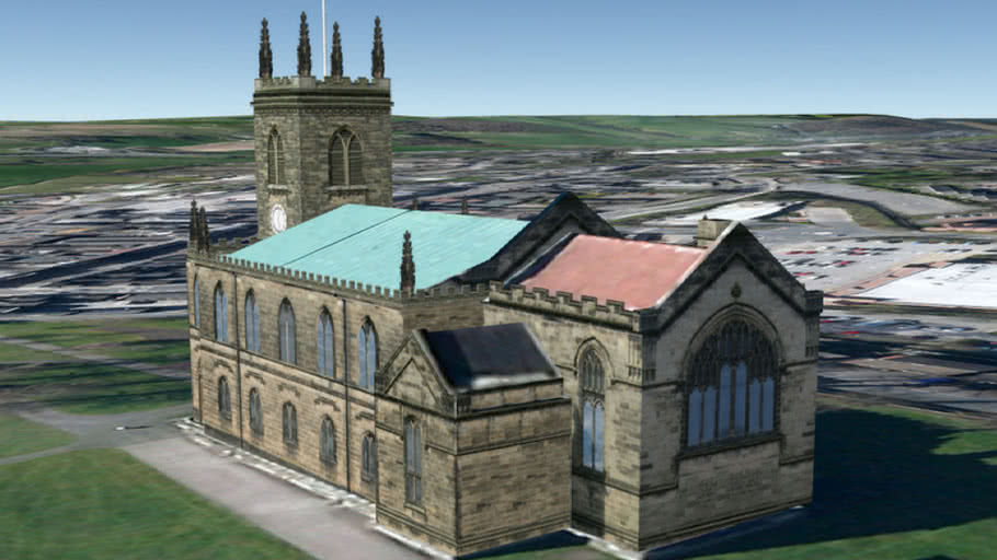 St Michael's, Stone, Staffordshire, 1758 | 3D Warehouse