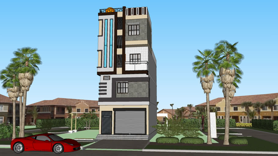 Indian style Residential Building | 3D Warehouse