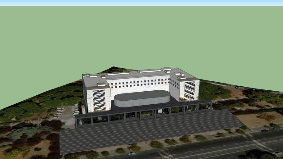 Palazzo delle Poste di via Marmorata 4, Roma | 3D Warehouse