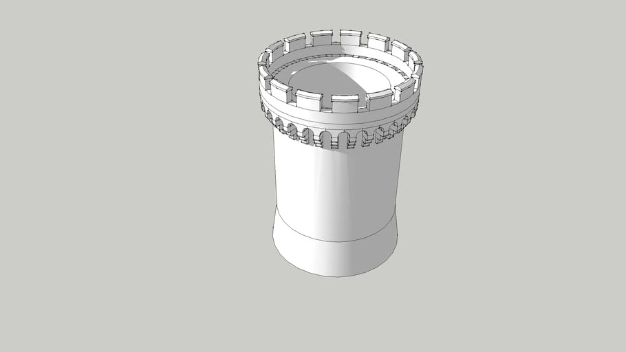 Round Castle Tower | 3D Warehouse