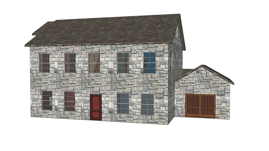 Colonial House | 3D Warehouse