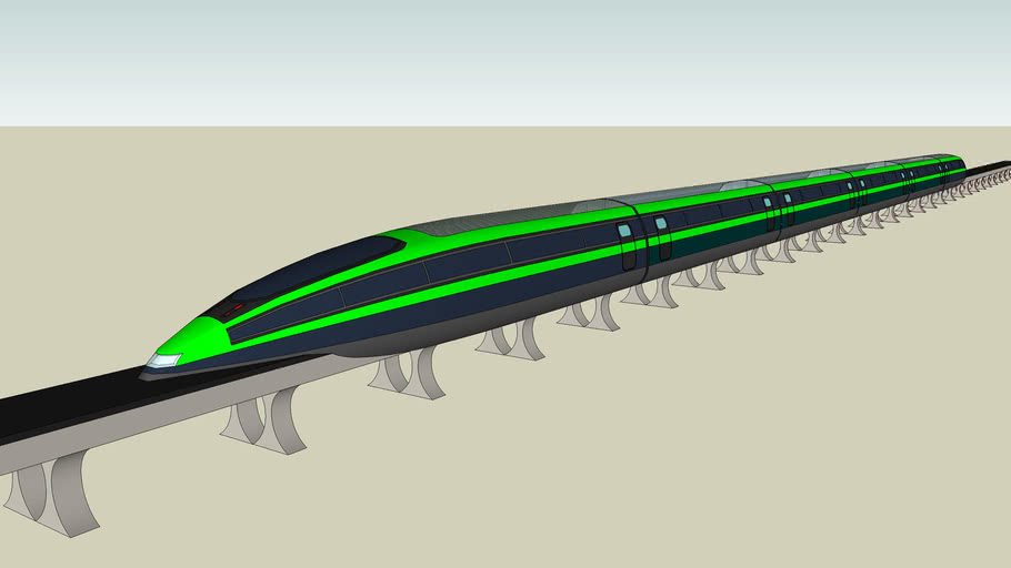 Nuclear Scramjet MAGLEV Train | 3D Warehouse