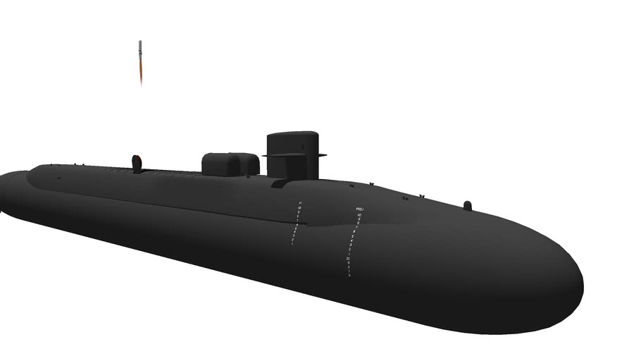 USS Ohio Cruise Missile Submarine SSGN-726 | 3D Warehouse
