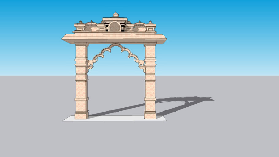 Temple Gate | 3D Warehouse