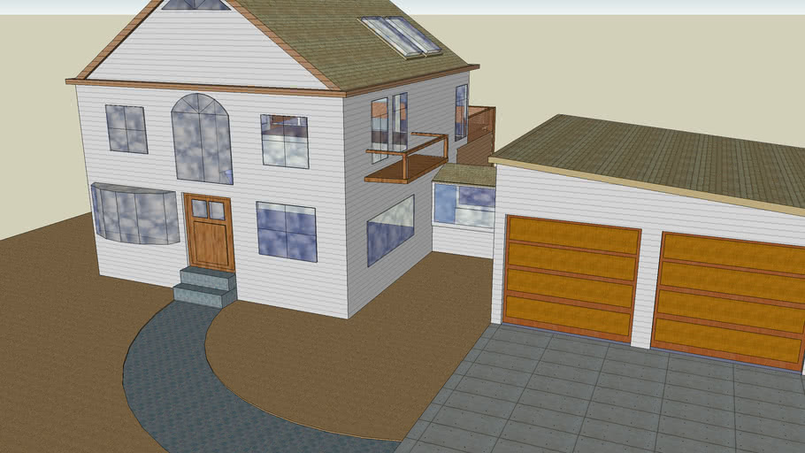 House and Garage | 3D Warehouse