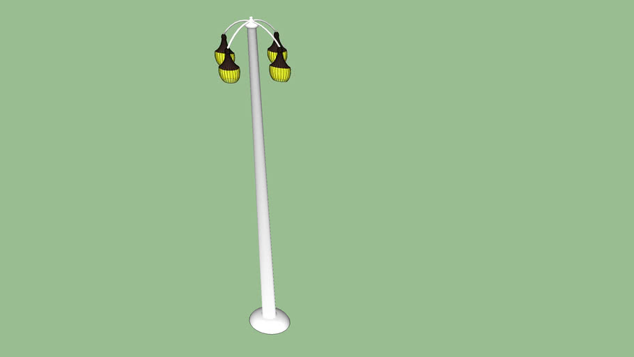 decorative light post | 3D Warehouse