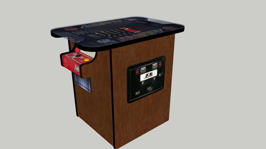 Mappy cocktail arcade game | 3D Warehouse