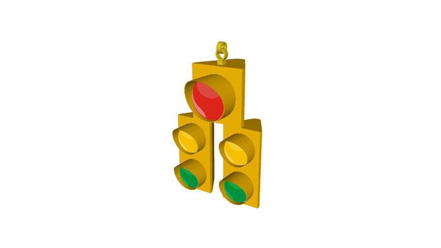 Double Stoplight Traffic Signal - Detailed | 3D Warehouse
